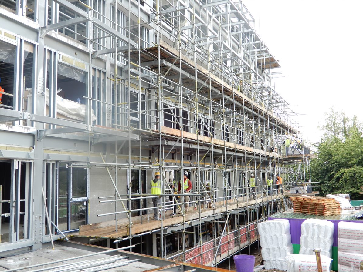 HardieWindbreaker board on site at Victoria Point | James Hardie Europe ...